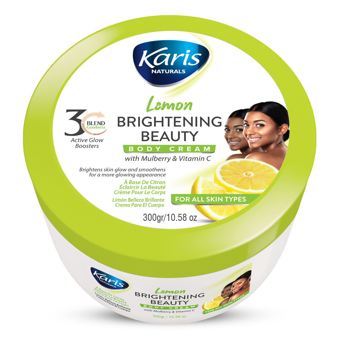 Lemon Brightening Beauty Body Cream – Karis Naturals