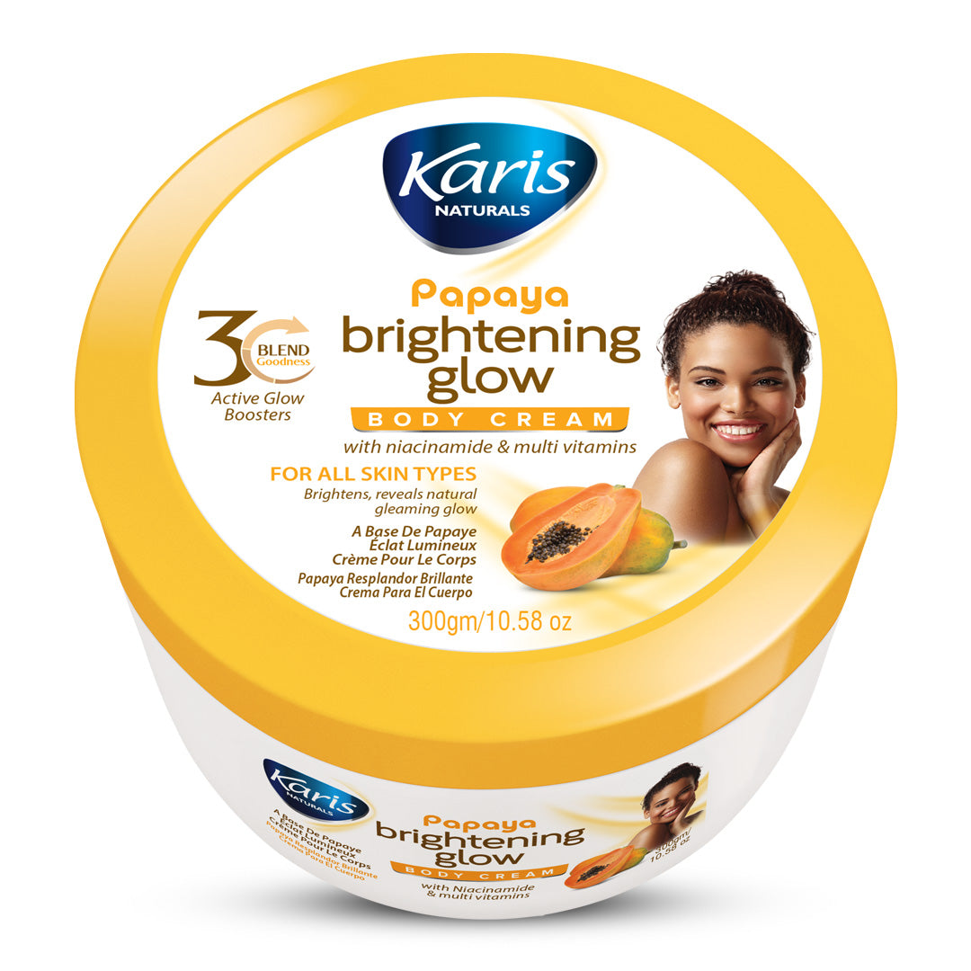 Papaya Brightening Glow Body Cream – Karis Naturals