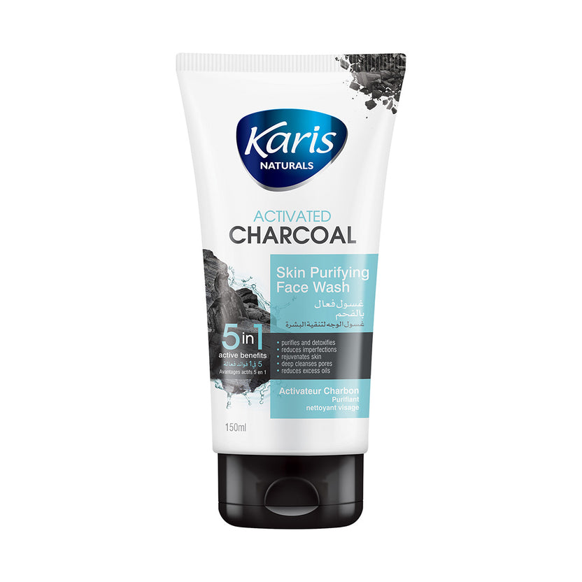 Activated Charcoal Skin Purifying Face Wash – Karis Naturals